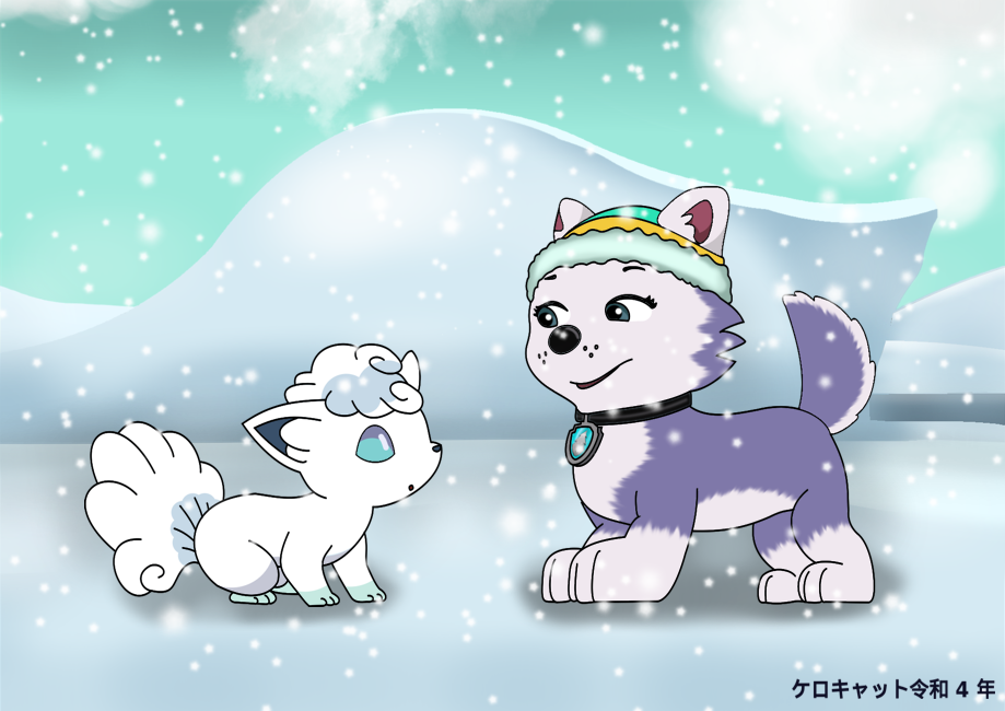 The Big ImageBoard (TBIB) - alolan vulpix ambiguous gender black eyes ...